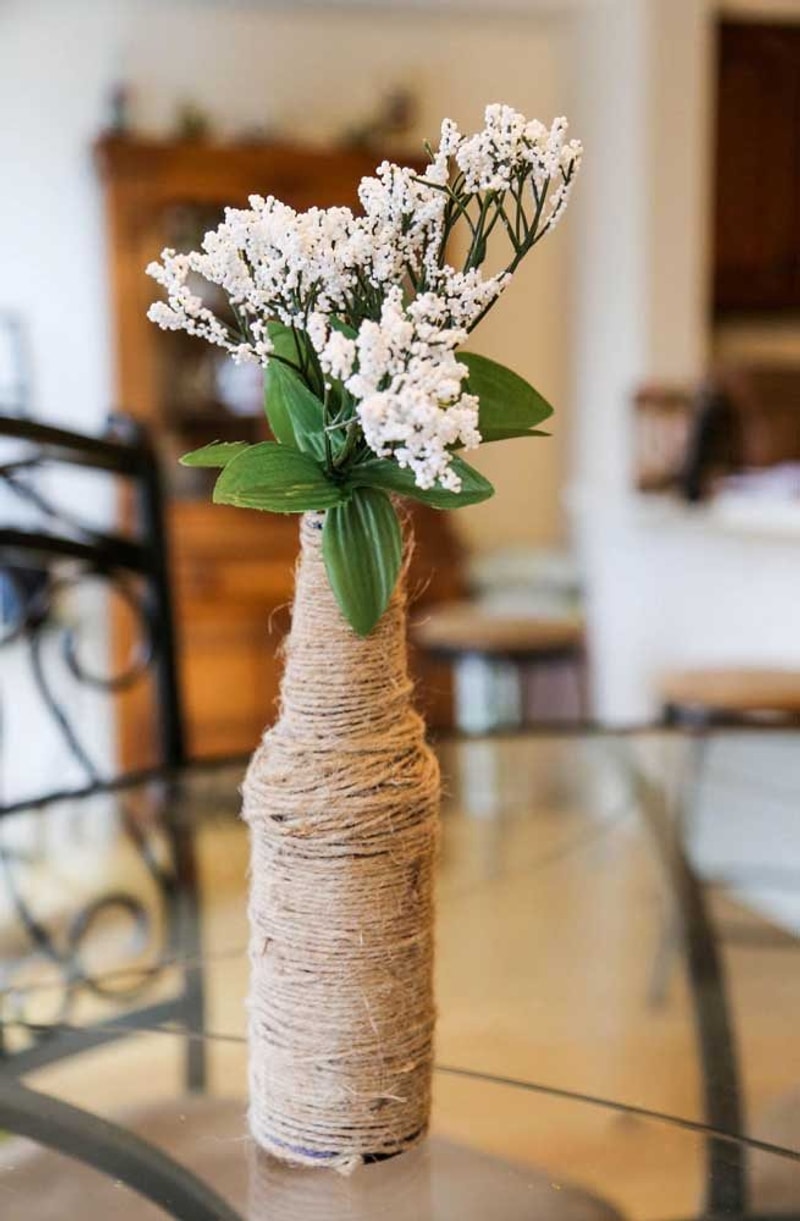 Bottles decorated with string: 34 super DIY ideas for inspiration | My ...