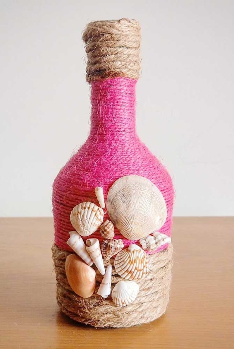 Bottles decorated with string: 34 super DIY ideas for inspiration | My ...