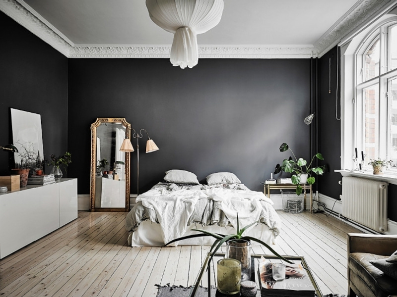 Charcoal or anthracite color in interior design - 50 super ideas to ...