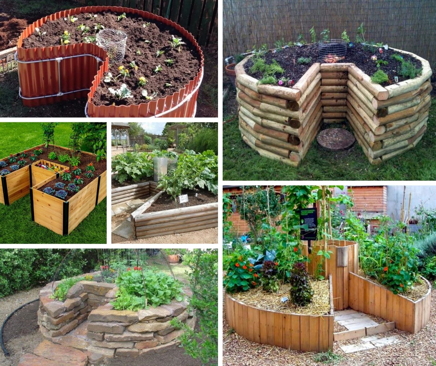 Keyhole shaped raised bed - the latest trend in gardening | My desired home