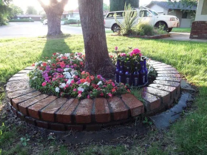 32 Simple but beautiful ideas on how to beautify with a round flower ...