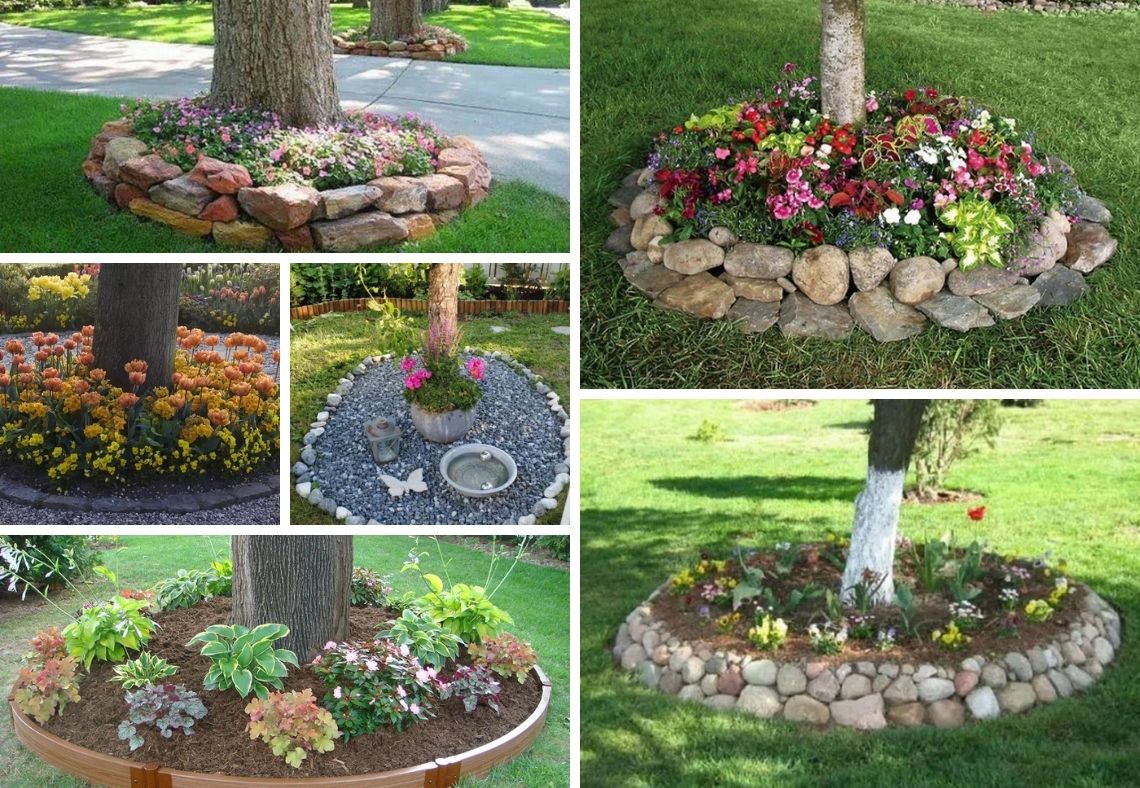 32 Simple but beautiful ideas on how to beautify with a round flower ...