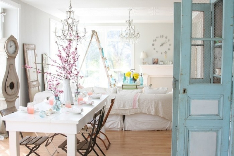 When shabby chic invades your home – tips and 52 charming decor ...