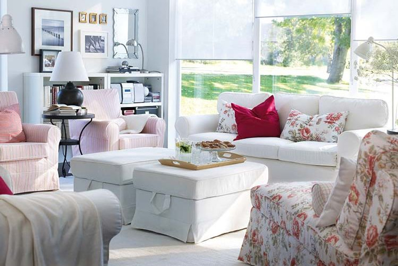 43 Beautiful living rooms decorated for spring - a fresh dose of ...
