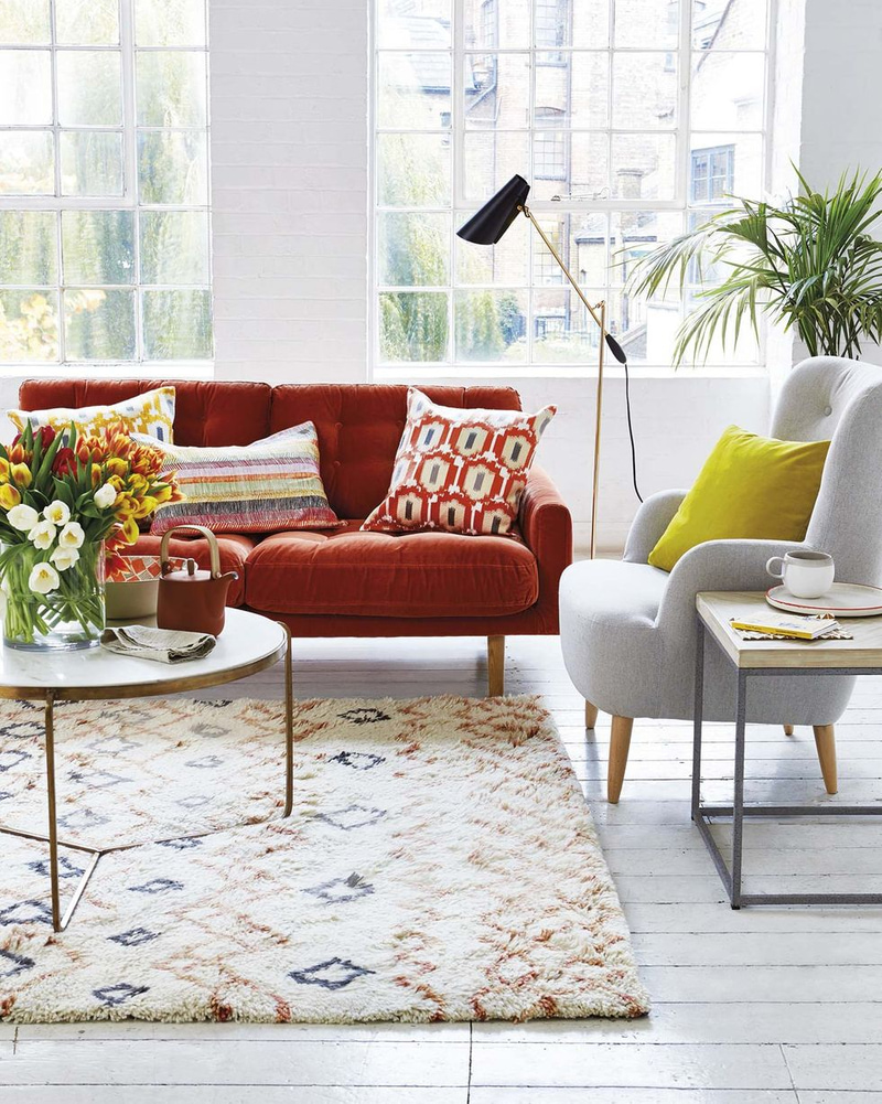 43 Beautiful living rooms decorated for spring - a fresh dose of ...