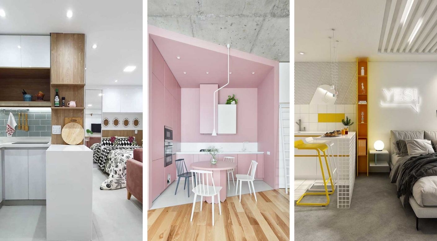 Kitnet decoration and design: essential tips and 34 photo ideas | My ...