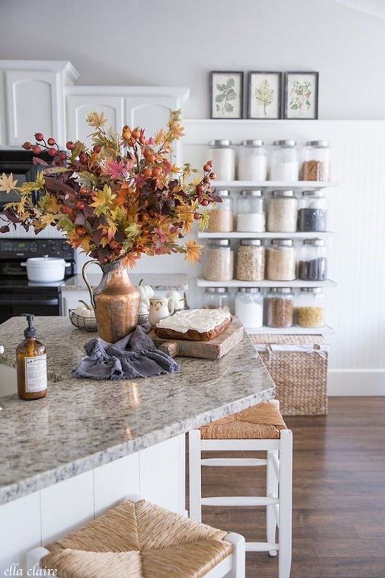 26 Beautiful and simple autumn decoration ideas for your kitchen | My ...