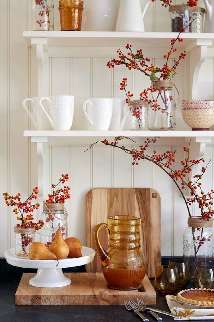 26 Beautiful and simple autumn decoration ideas for your kitchen | My ...