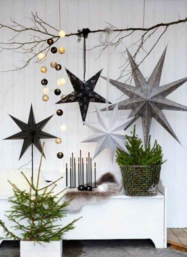 Create beautiful Christmas star decorations - 24 inspirations to copy ...