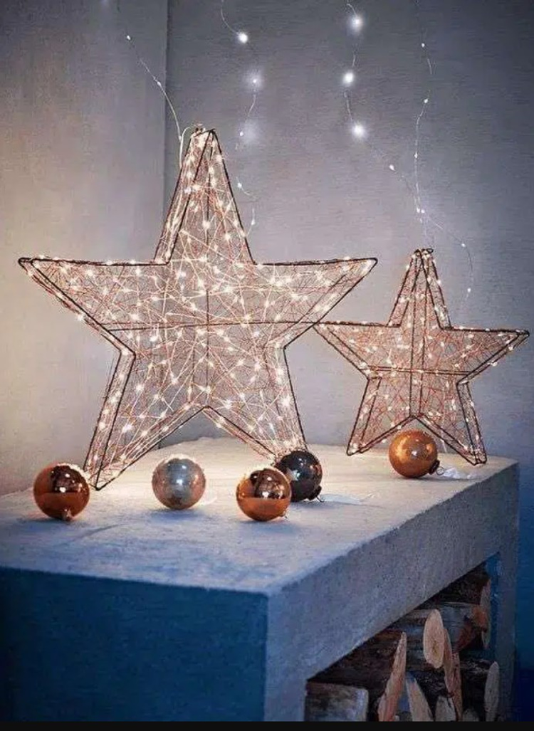 Create beautiful Christmas star decorations - 24 inspirations to copy ...