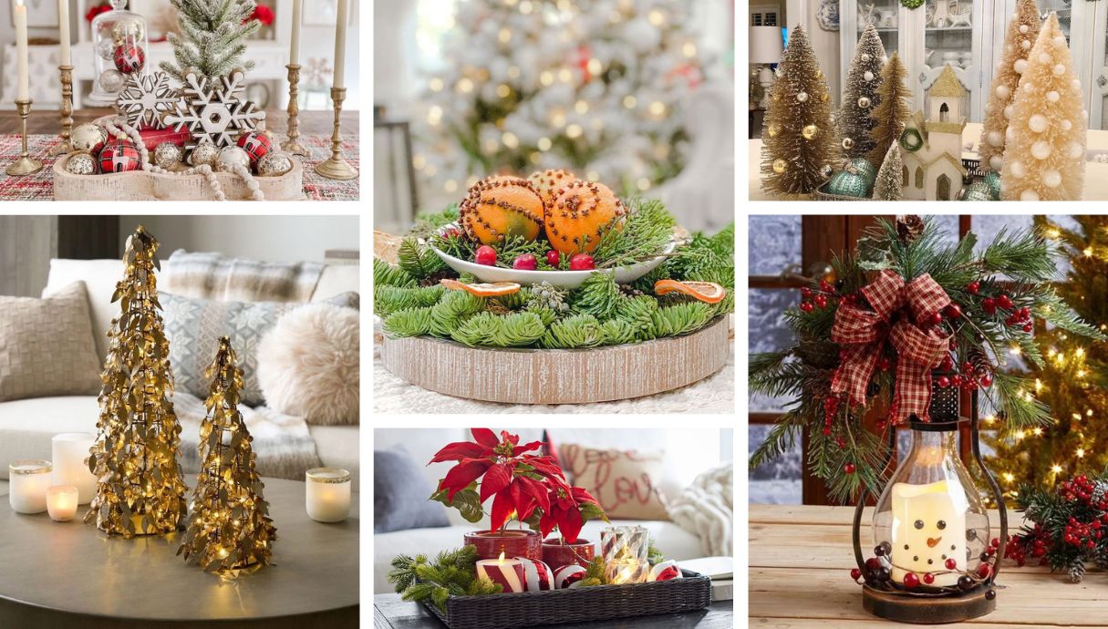 52 Amazing Christmas compositions that will add beauty to your table ...