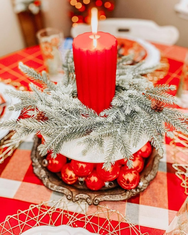 52 Amazing Christmas compositions that will add beauty to your table ...