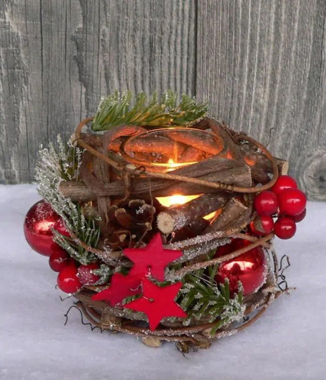 Beautiful Christmas decorations for the Advent table: 25 ideas that ...