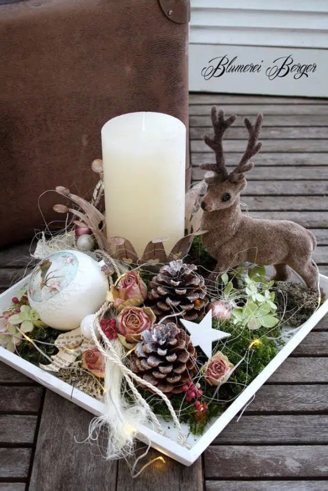 Beautiful Christmas decorations for the Advent table: 25 ideas that ...