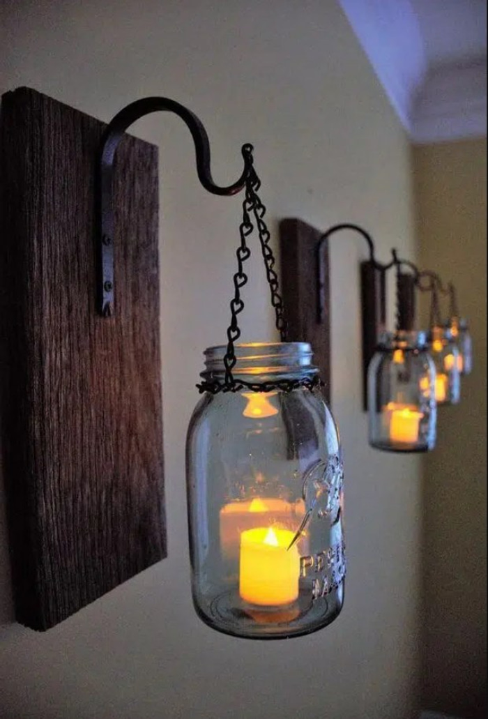 22 beautiful DIY ideas with candle decorations that you can easily hang ...