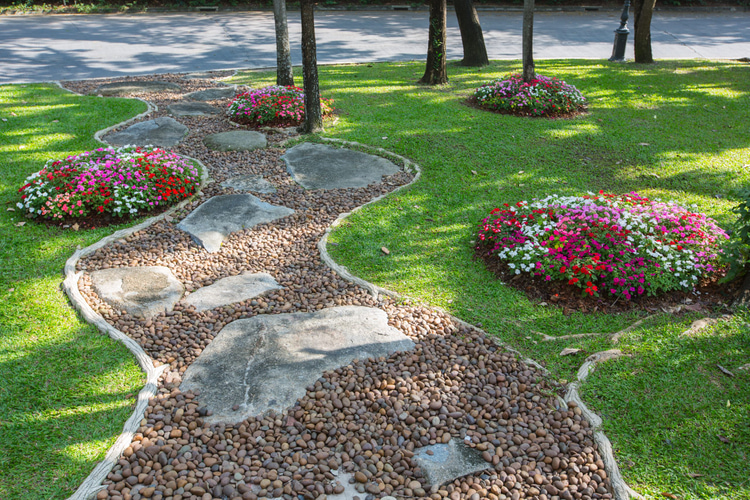 Decorative gravel in landscape design: 62 great ideas for inspiration ...