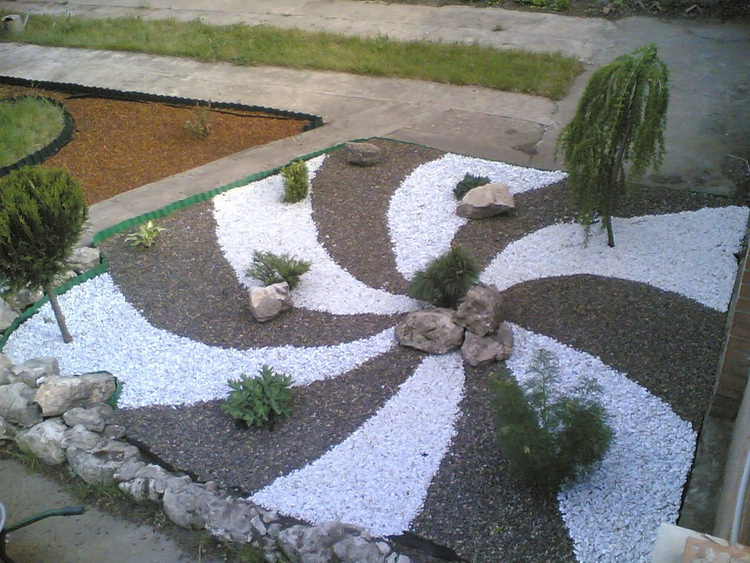 Decorative gravel in landscape design: 62 great ideas for inspiration ...