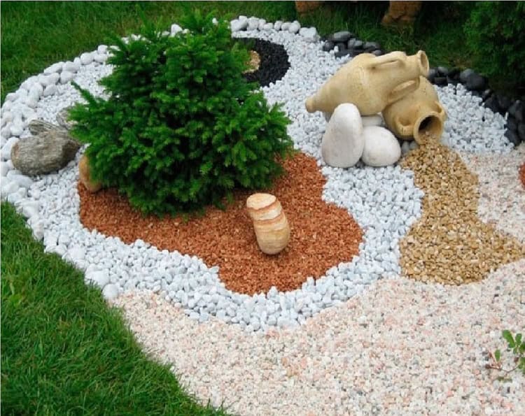 Decorative gravel in landscape design: 62 great ideas for inspiration ...