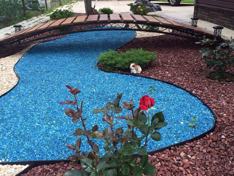 Decorative gravel in landscape design: 62 great ideas for inspiration ...