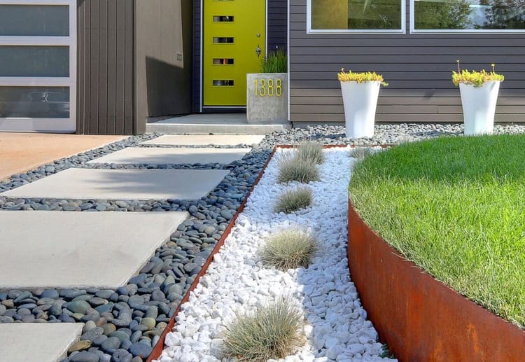 Decorative gravel in landscape design: 62 great ideas for inspiration ...
