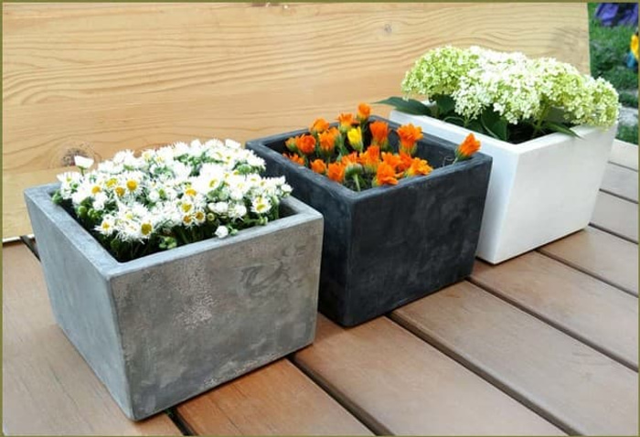 50 Amazing Ideas DIY for Homemade Outdoor Cement Planters | My desired home