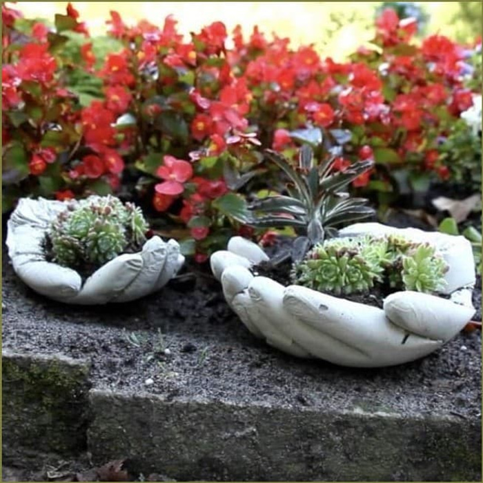50 Amazing Ideas DIY for Homemade Outdoor Cement Planters | My desired home