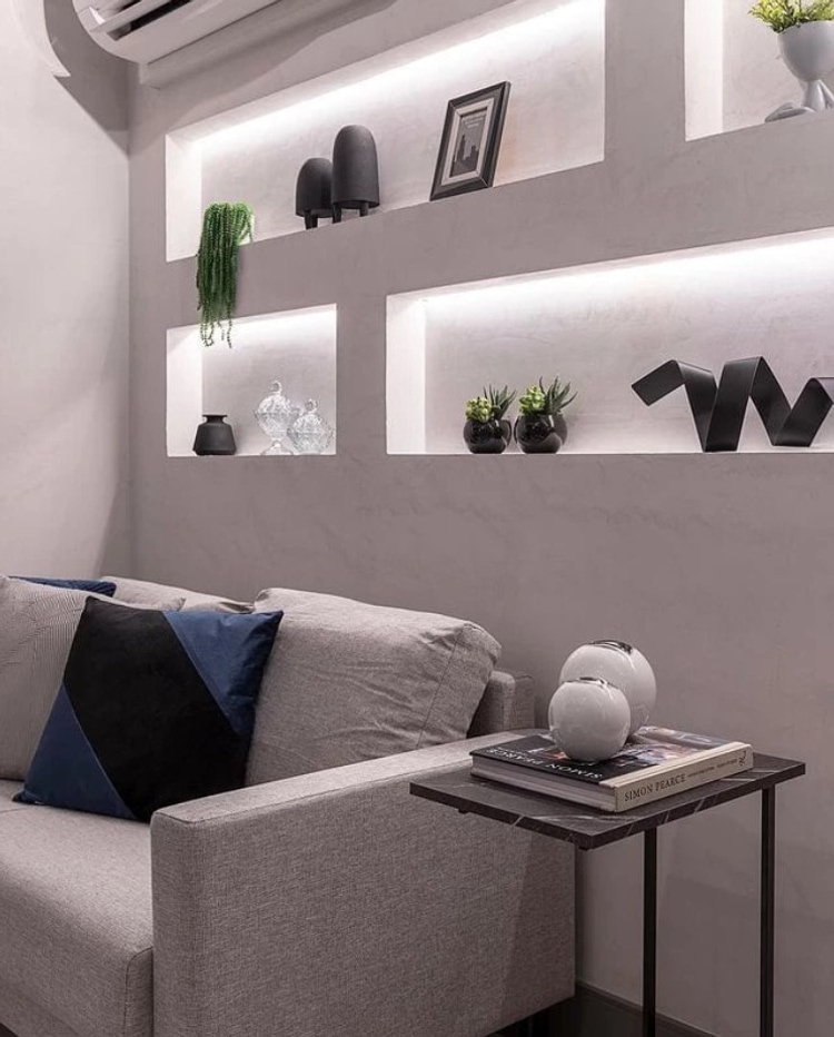 50 Amazing Drywall Shelving Ideas For Living Room You'll Love | My ...