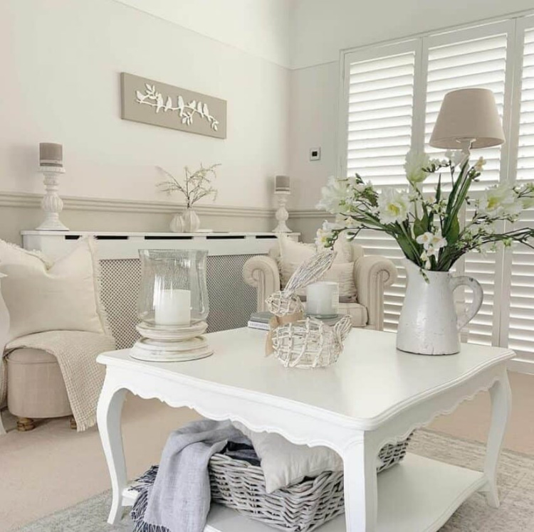 35 Ideas with white coffee tables for a touch of sophistication and ...