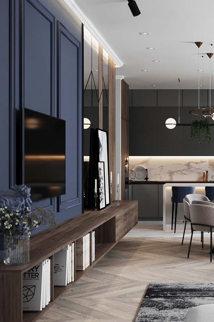 Matching colors and decorations with navy blue: 50 perfect ideas for ...