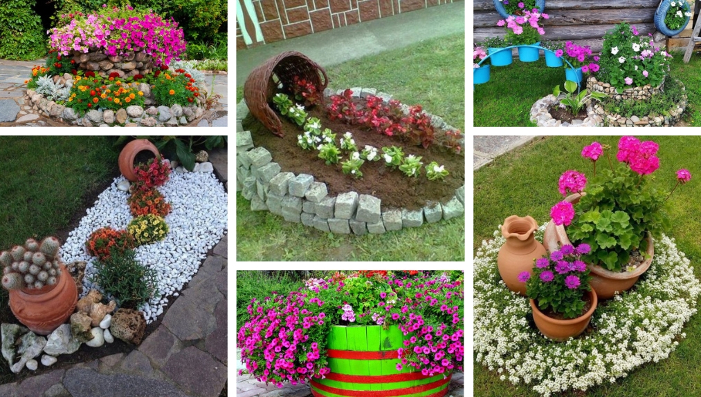 38 unique ideas for mini flower beds that require minimal care| My ...