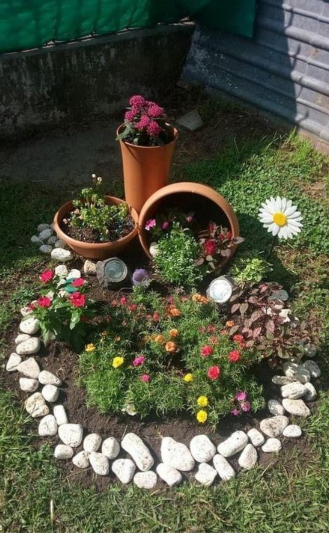 38 unique ideas for mini flower beds that require minimal care| My ...