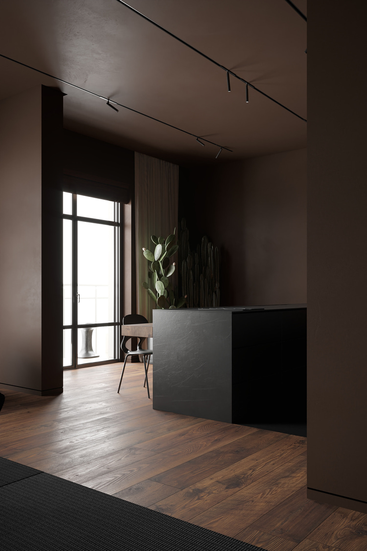 Brown wall: tips for using color in decoration and 5 ideas for ...