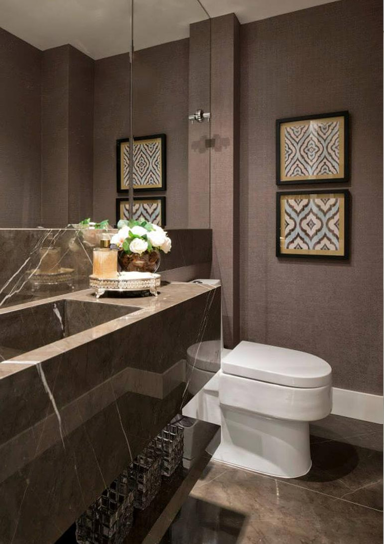 Brown wall: tips for using color in decoration and 5 ideas for ...