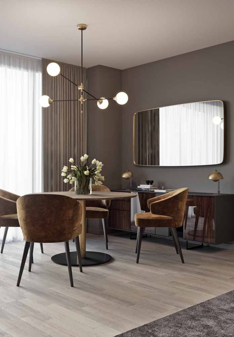 Brown wall: tips for using color in decoration and 5 ideas for ...