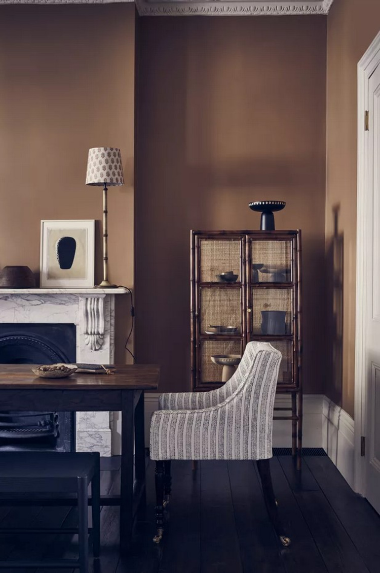 Brown wall: tips for using color in decoration and 5 ideas for ...