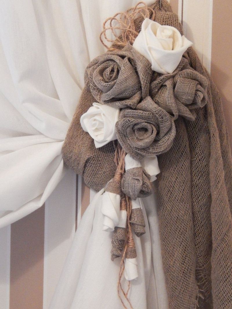 52 original DIY ideas to decorate your home fantastically with burlap ...