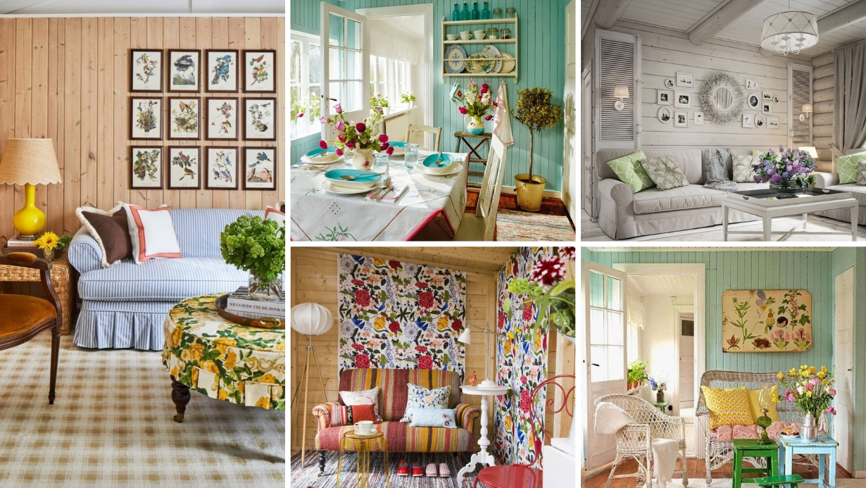 Decorating the walls in a country house - 40 inspirational ideas to ...