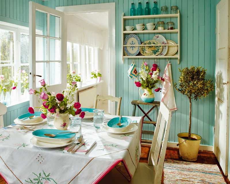 Decorating the walls in a country house - 40 inspirational ideas to ...