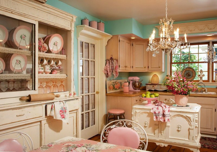 Shabby chic kitchen 52 fairy tale inspiration ideas | My desired home