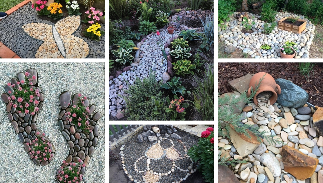 Garden design with stones and pebbles – 80 best ideas for inspiration ...
