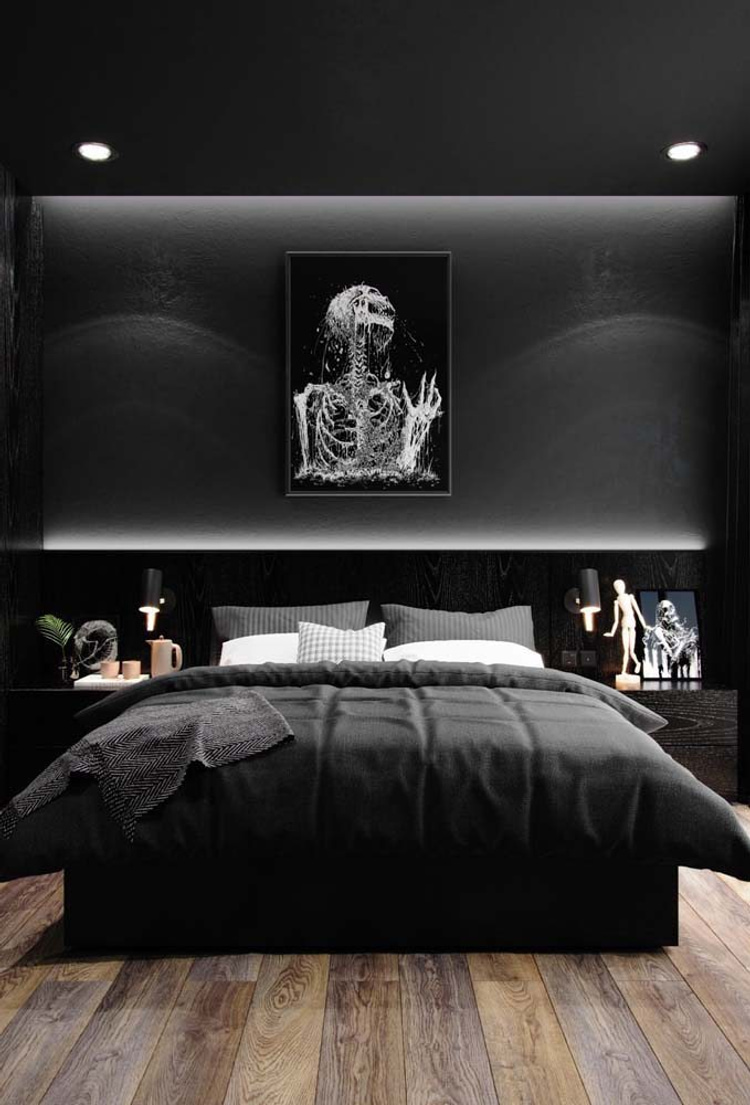 Headboard with LED lighting: how to do it and 48 great ideas for ...