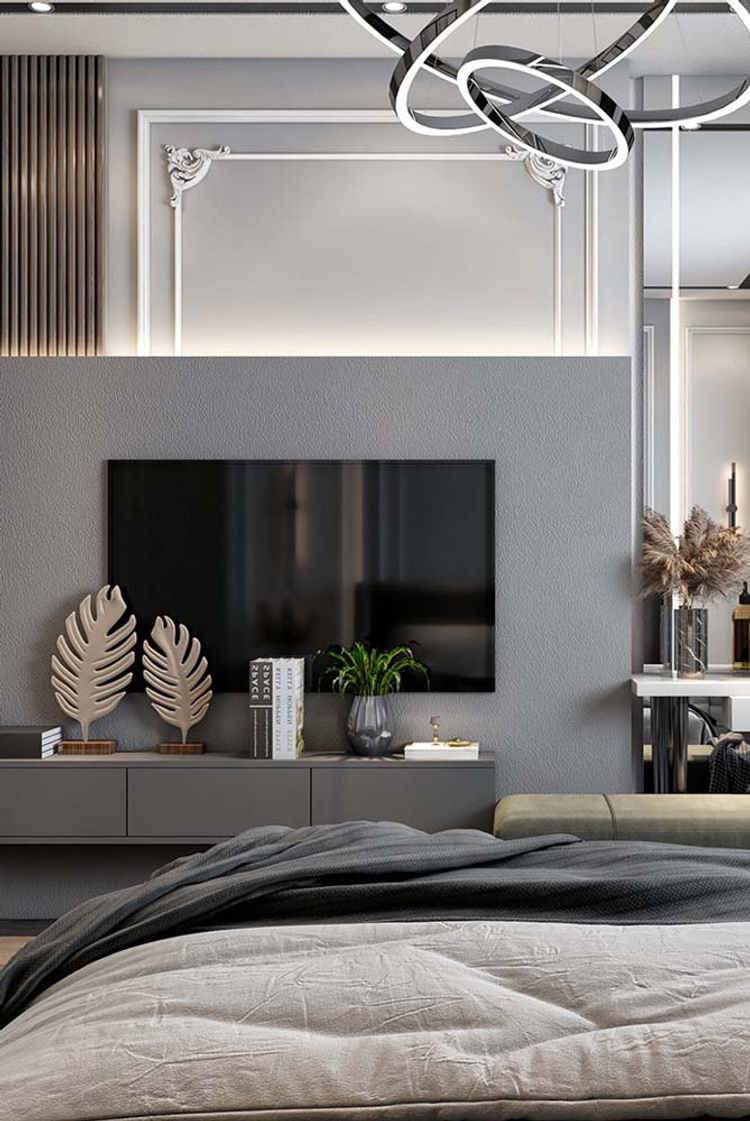 TV in the bedroom: tips and 50 perfect images for inspiration | My ...