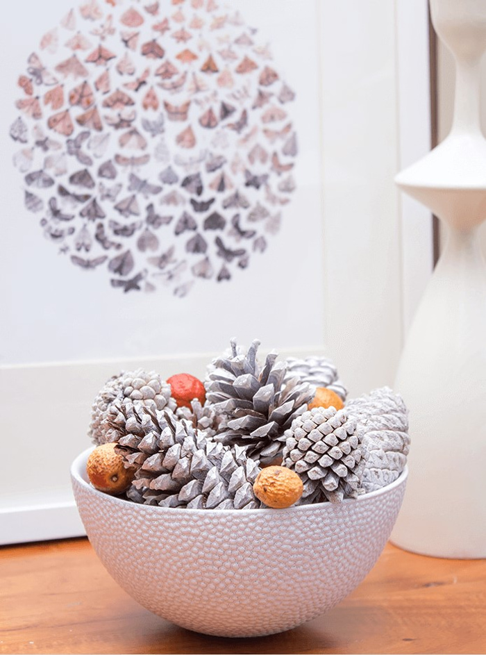 50 Fresh Fall Decoration Ideas with Pine Cones | My desired home