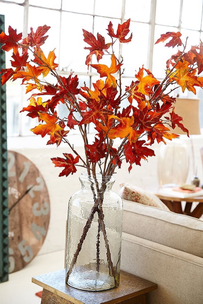 Fall decorating ideas with natural materials and glass jars | My ...
