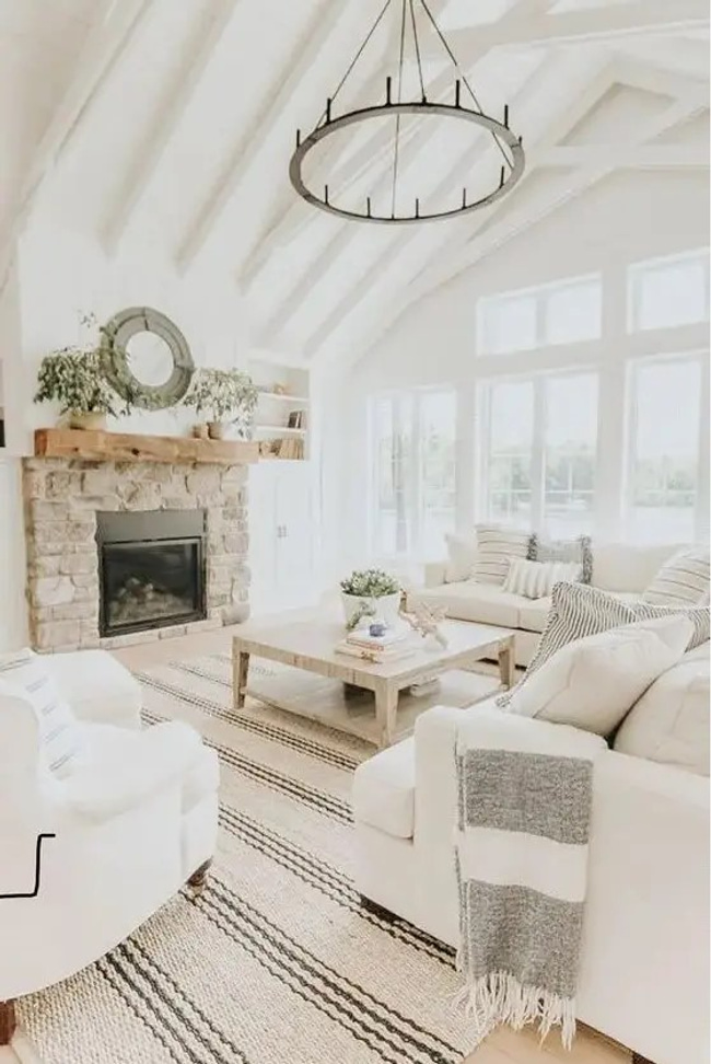 32 Cozy Modern Farmhouse Style Living Rooms: The Ultimate Delight… | My ...