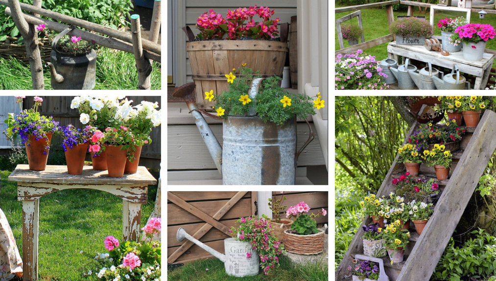 40 Distinctive and Creative Ideas for Elegant Garden Decoration Using Old and Unnecessary ...