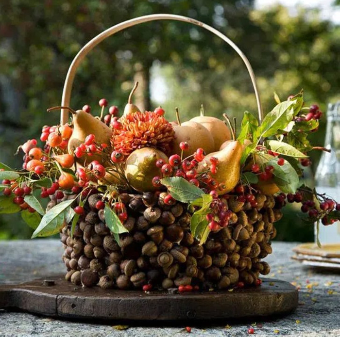 Fall ornaments and decor made with acorns almost for free | My desired home
