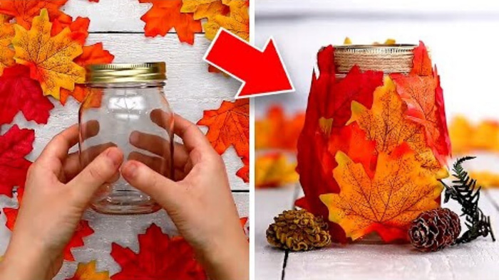 25 Fallen leaves inspiration for DIY autumn creations | My desired home