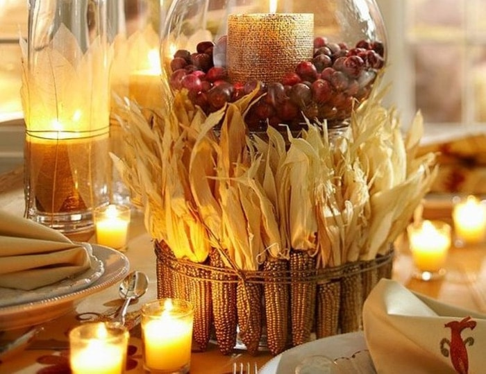Perfect fall decorating ideas with dried corn | My desired home