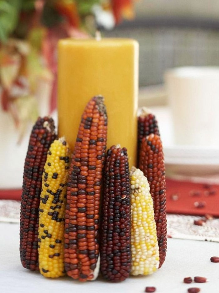 Perfect fall decorating ideas with dried corn | My desired home